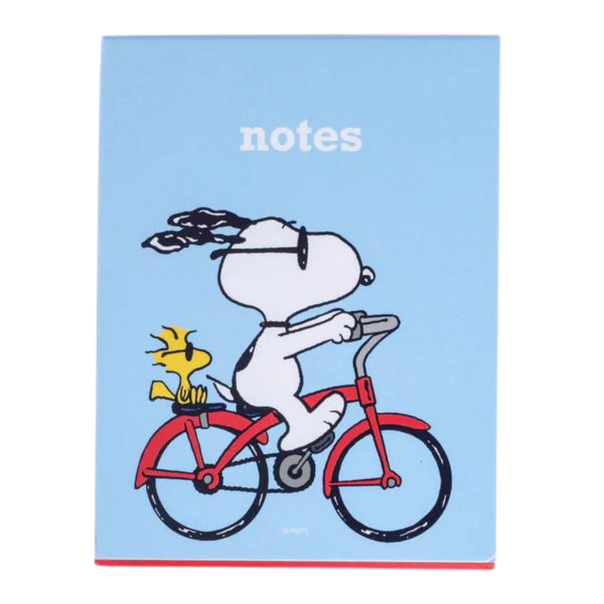Peanuts™ Snoopy On Bike Pocket Note – Steve's Hallmark