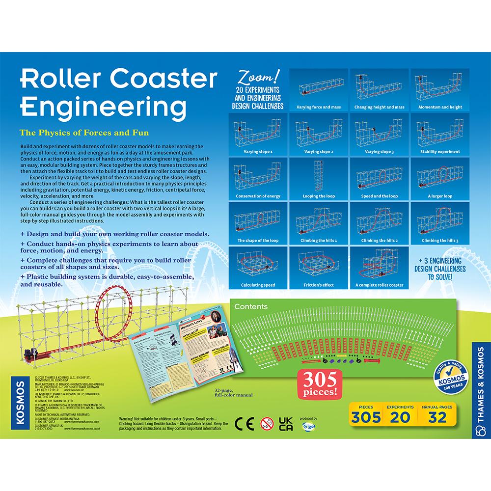 Roller Coaster Maker Engineering Lab STEM Model Building and Experimen ...