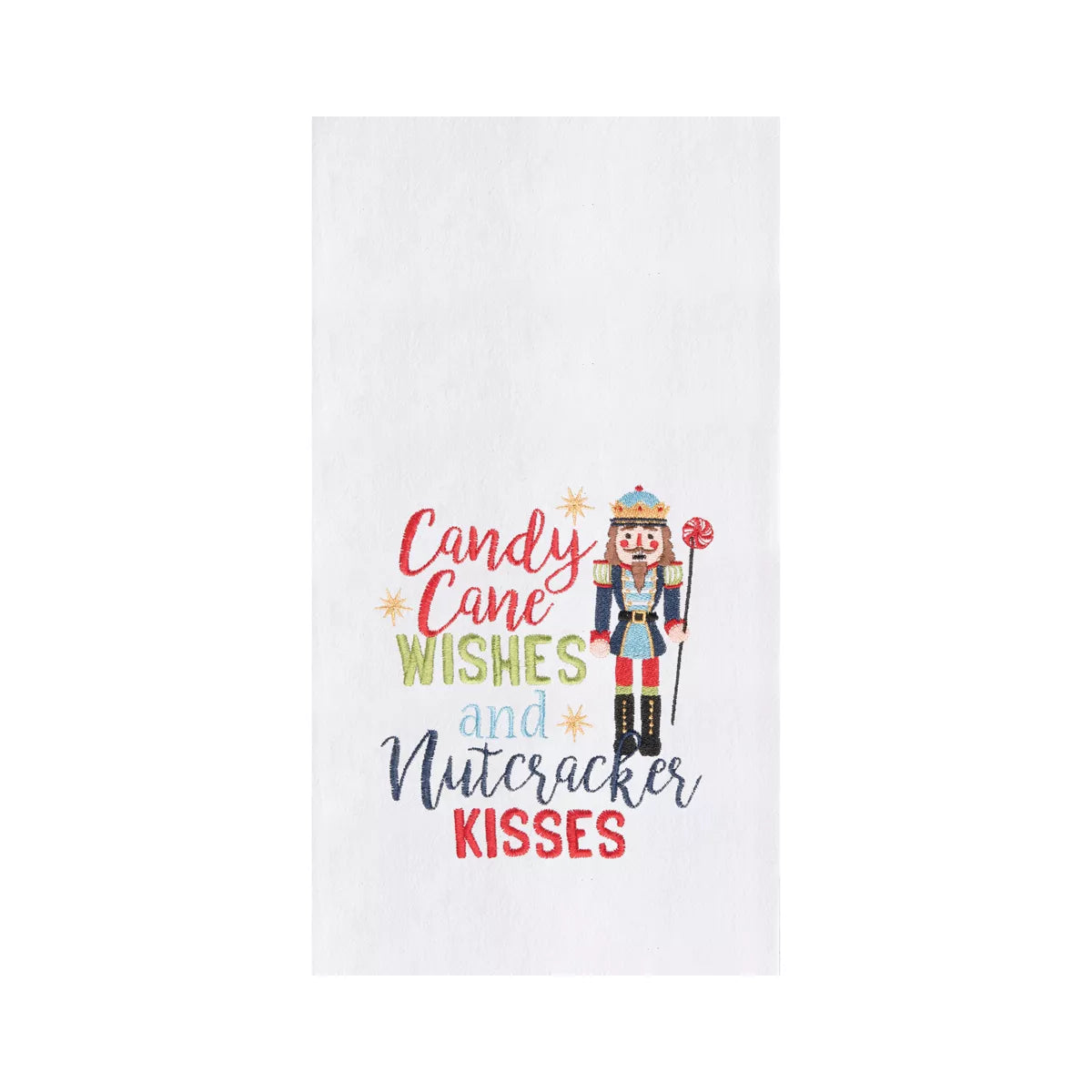 Candy Cane Wishes & Nutcrackers Kisses Christmas Towel – Steve's Hallmark