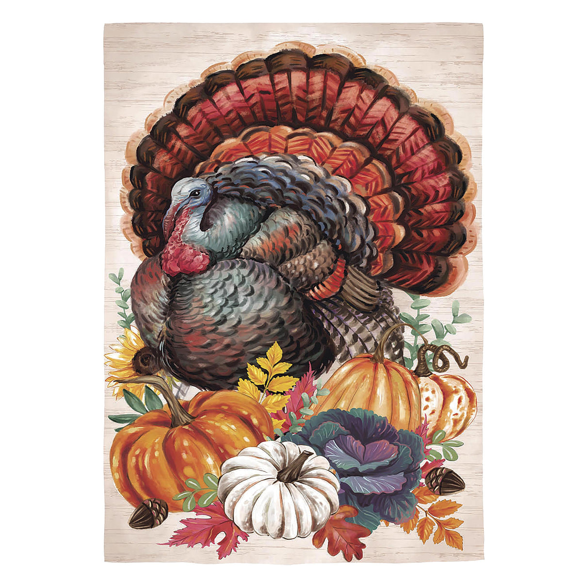 Elaborate Turkey Applique House Flag – Steve's Hallmark