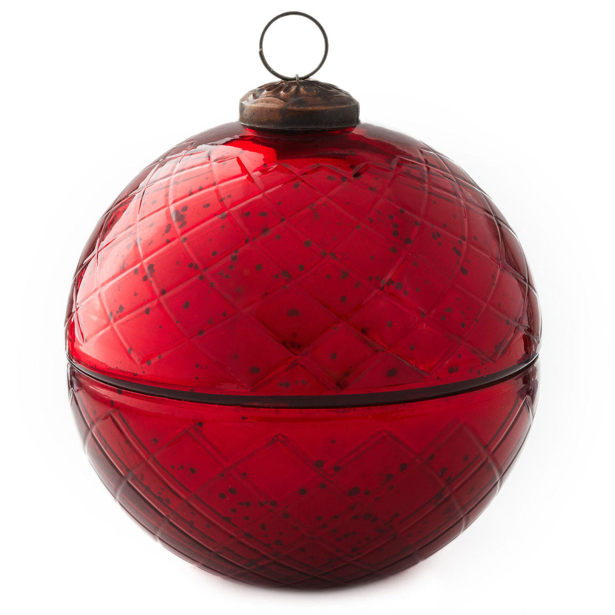 Hallmark Red Mercury Glass Ball Ornament Candle, 10 oz. – Steve's Hallmark