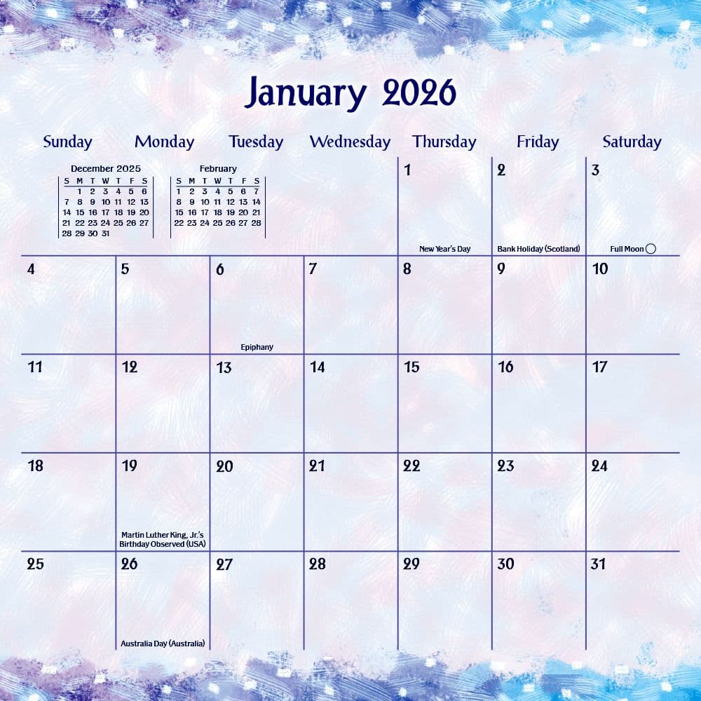 Blue Mountain Arts God Is Always Watching Over You 2026 Wall Calendar ...