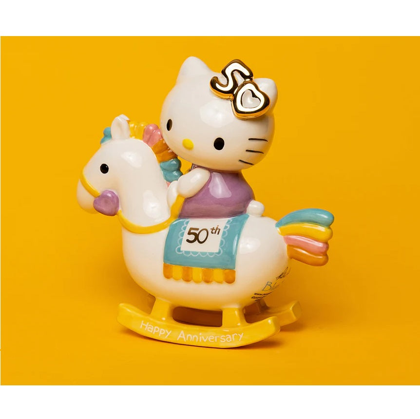 Sanrio Hello Kitty 50th Anniversary Rocking Horse Figurine – Steve's ...