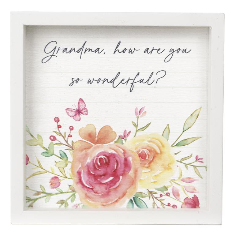 Butterfly Wishes Wall Box - Grandma – Steve's Hallmark