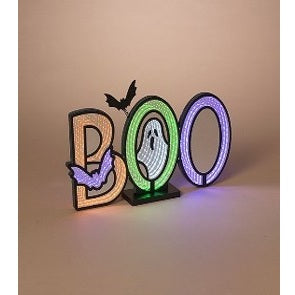 15.75" Halloween BOO with Ghost and Bat Infinity Mirror – Steve's Hallmark