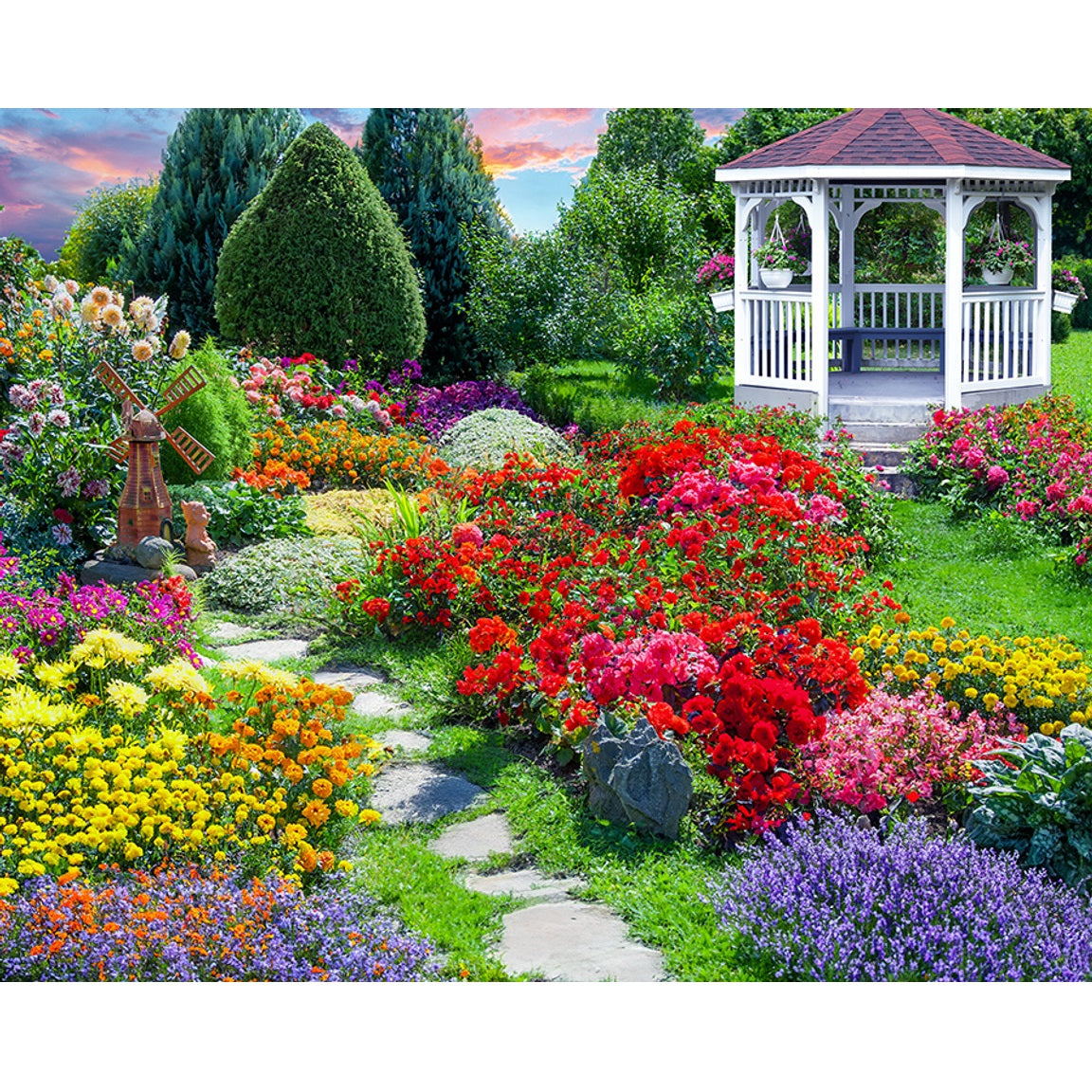 Springbok Flower Garden 500-Piece Puzzle – Steve's Hallmark