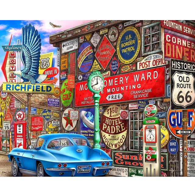 Route Sixty-Six 1000 Piece Jigsaw Puzzle – Steve's Hallmark