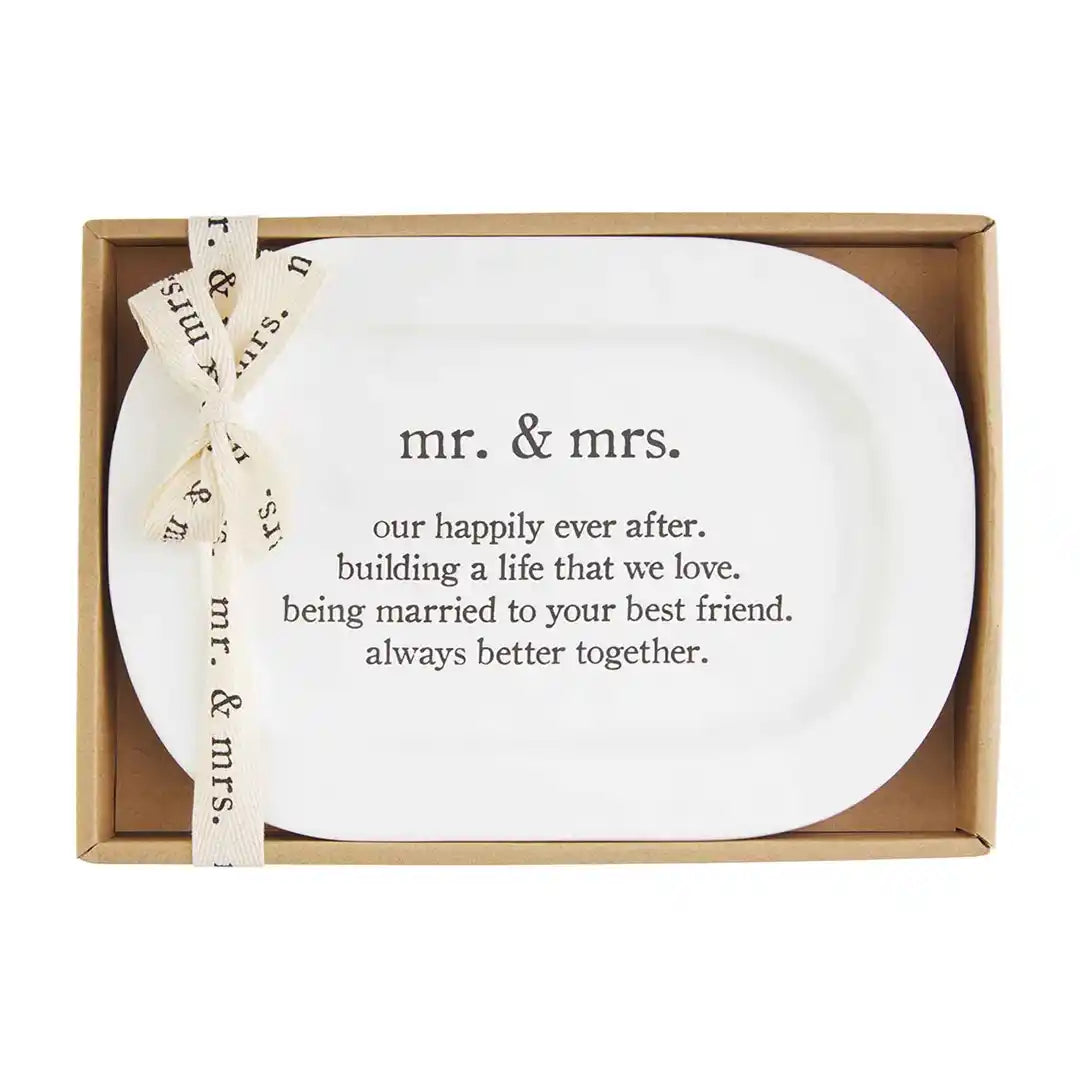 Mr. & Mrs. Plate – Steve's Hallmark