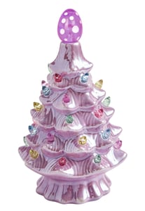 6.75" Iridescent LED Ceramic Easter Egg Tree – Steve's Hallmark