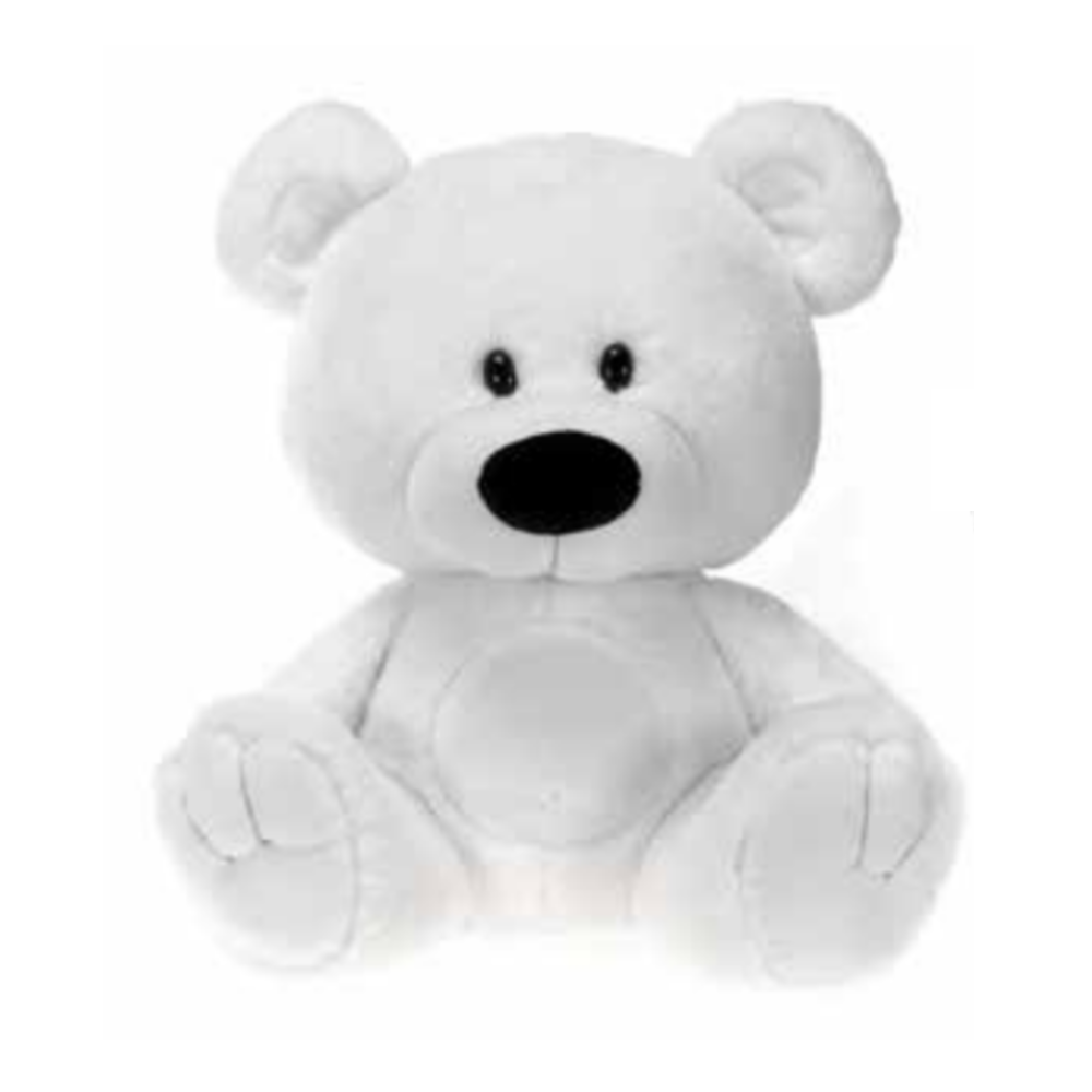 15" Signature All White Bear Plush Stuffed Animal – Steve's Hallmark