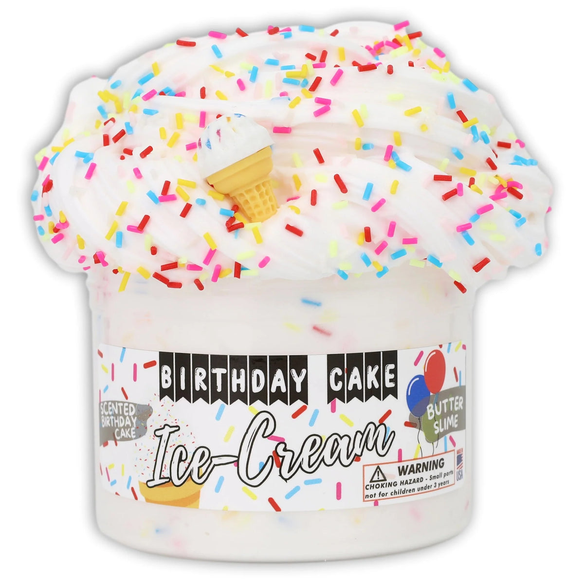 Dope Slime Birthday Cake Ice Cream 8 Oz. – Steve's Hallmark