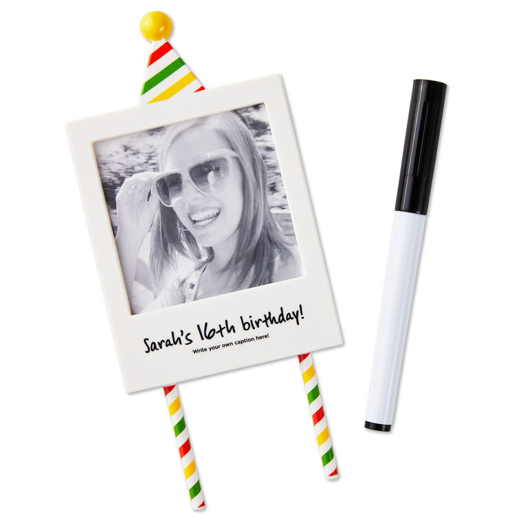 Hallmark Cake Topper Frame With Marker – Steve's Hallmark