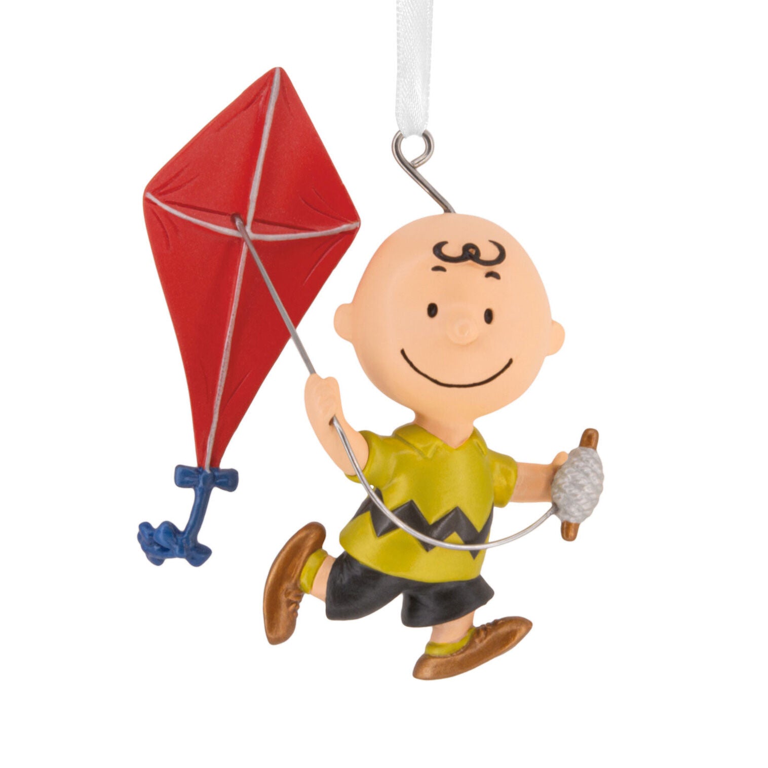 Hallmark Peanuts® 75th Anniversary Charlie Brown with Kite Ornament ...