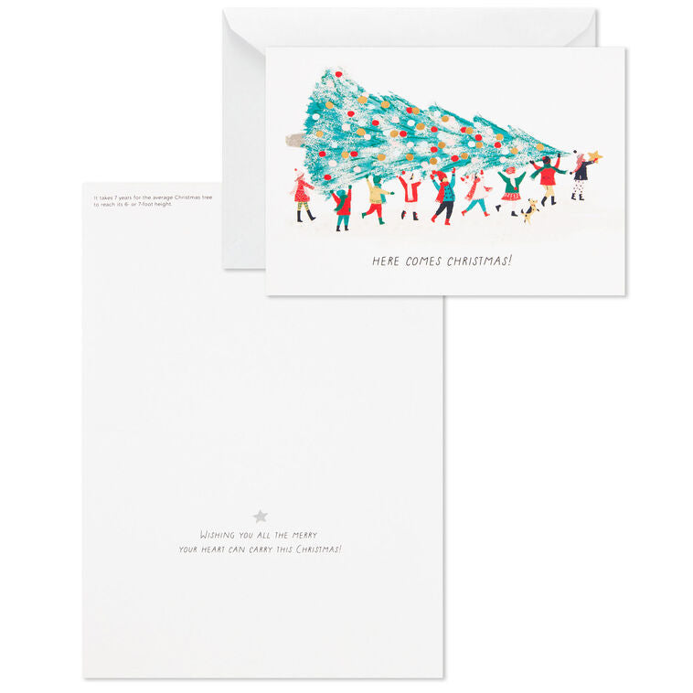 Hallmark UNICEF Here Comes Christmas Boxed Christmas Cards, Pack of 12 ...