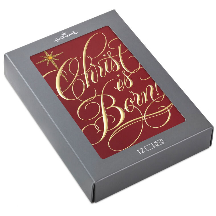 Hallmark Christ Is Born Boxed Christmas Cards, Pack of 12 – Steve's ...