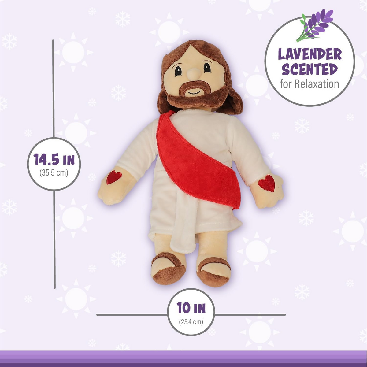Comforting Jesus with Red Heart Hands Microwavable and Coolable Warm P ...