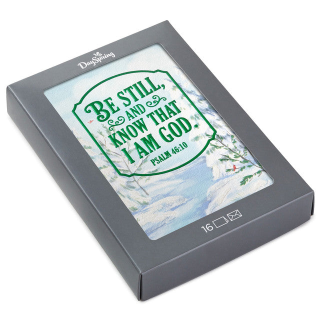 Hallmark Stream in Snow Religious DaySpring Christmas Cards – Steve's ...