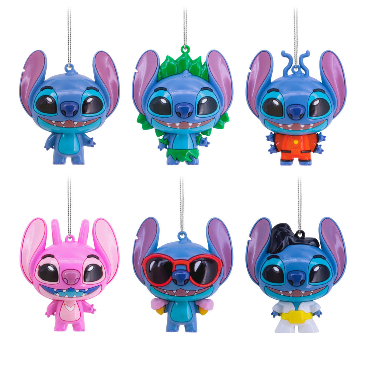 Hallmark Disney Stitch Series 1 Mystery Shatterproof Hallmark Ornament ...
