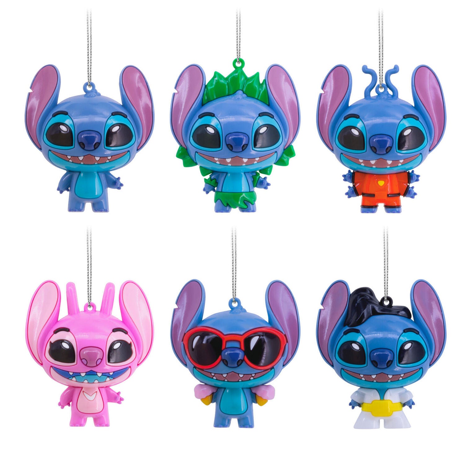 Hallmark Disney Stitch Series 1 Mystery Shatterproof Hallmark Ornament ...