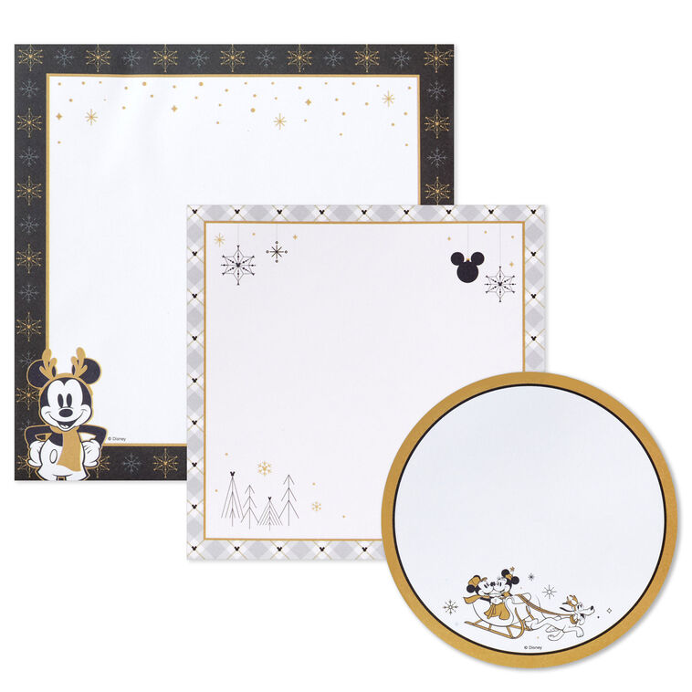 Hallmark Disney Mickey Mouse Christmas Memo Pads, Set of 3 – Steve's ...