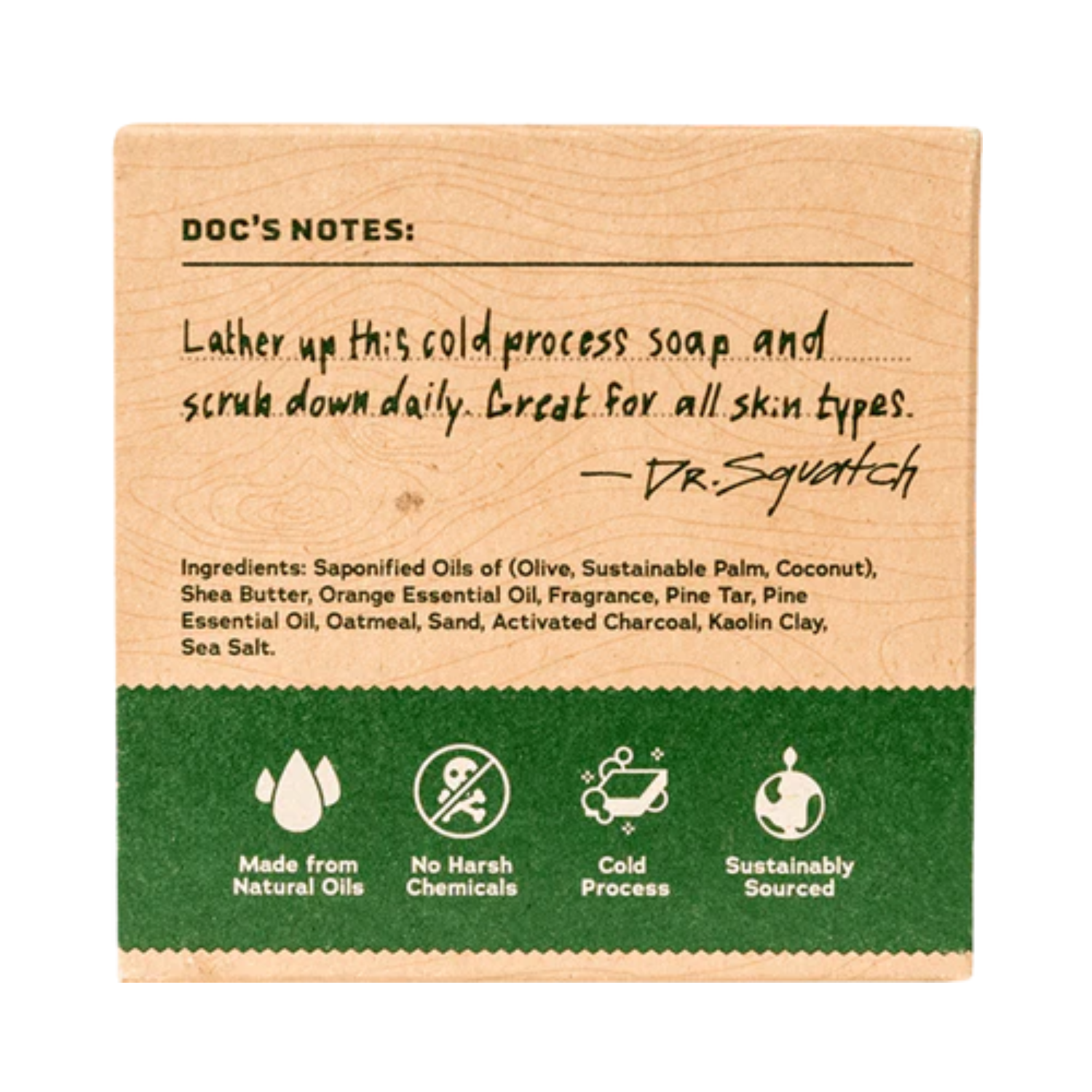 Dr. Squatch All Natural Bar Soap for Men Pine Tar 1.39 Oz. – Steve's ...