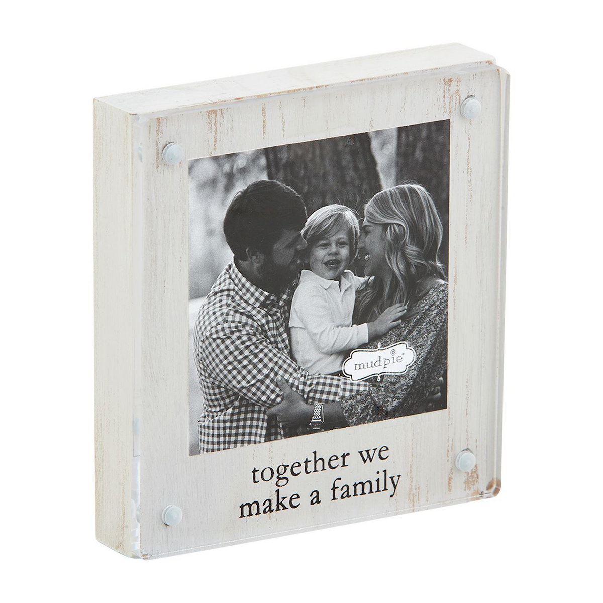 Wooden Together We Make a Family Acrylic Block Frame – Steve's Hallmark