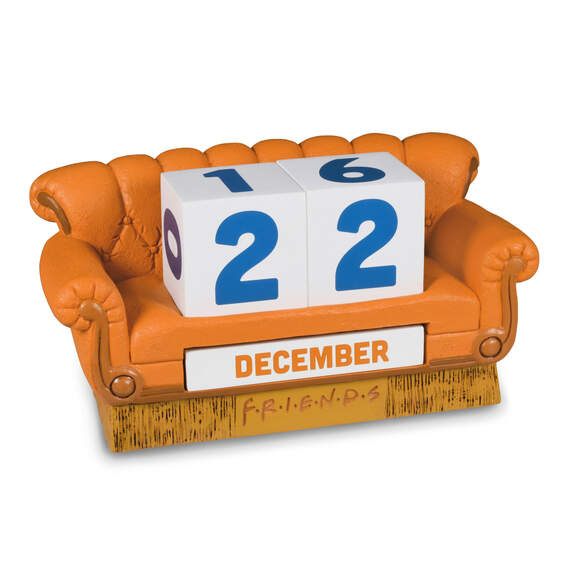 Hallmark Friends Orange Couch Perpetual Calendar – Steve's Hallmark