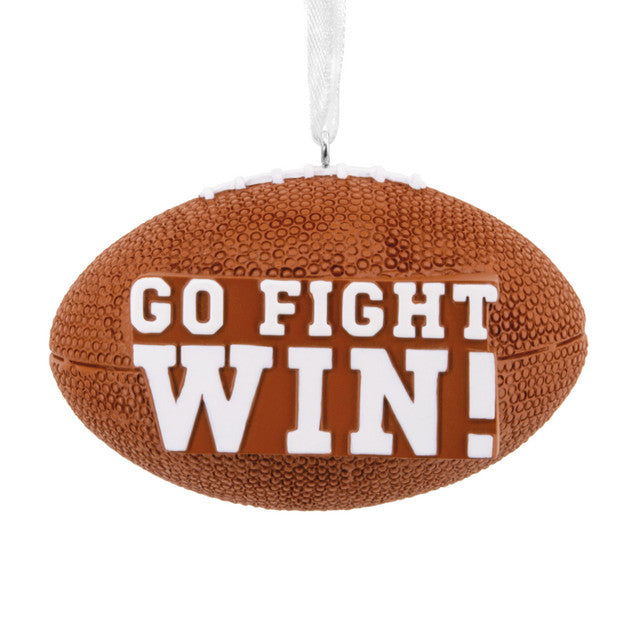 Hallmark Go Fight Win Football Hallmark Ornament – Steve's Hallmark