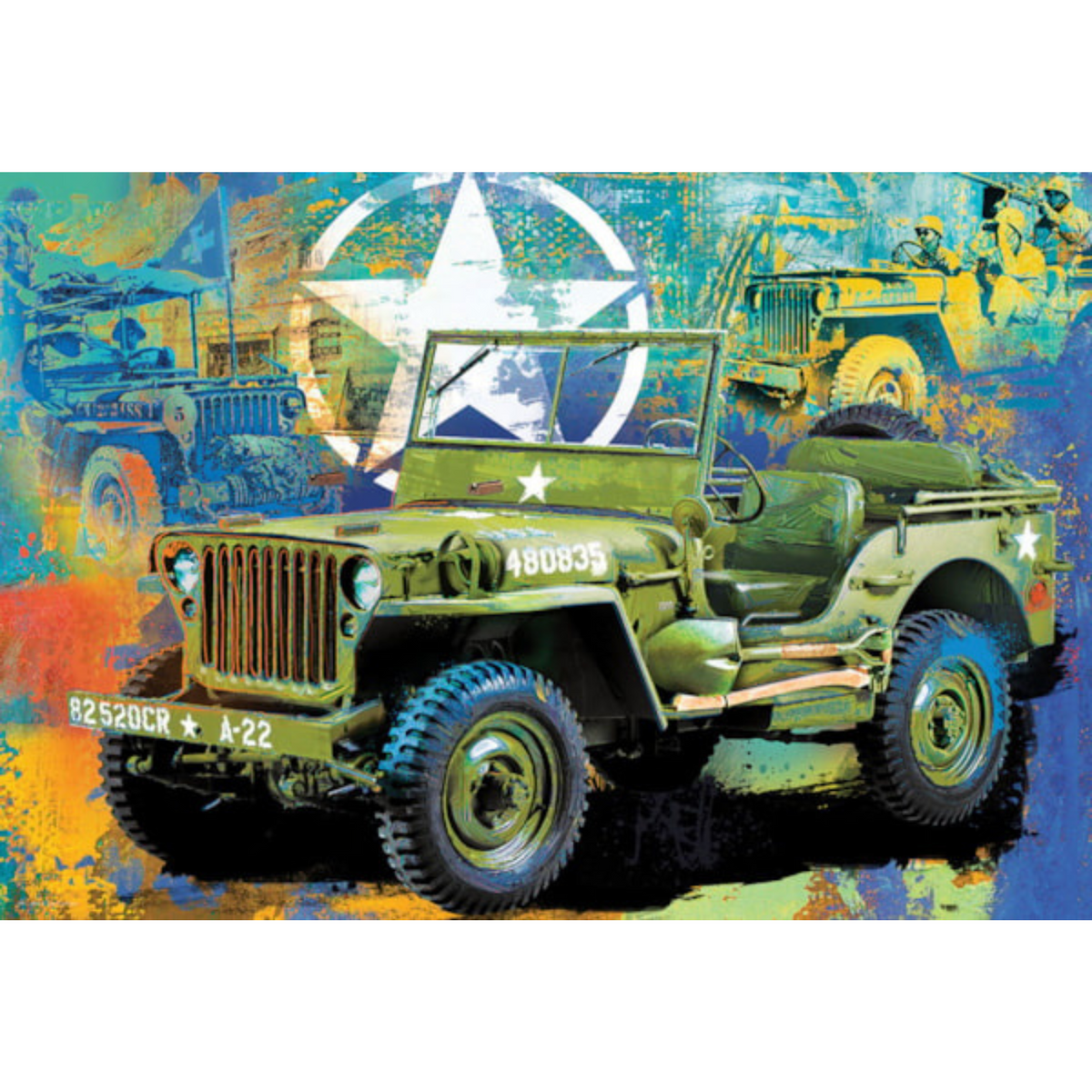 Jeep Army Truck Tin Puzzle – Steve's Hallmark