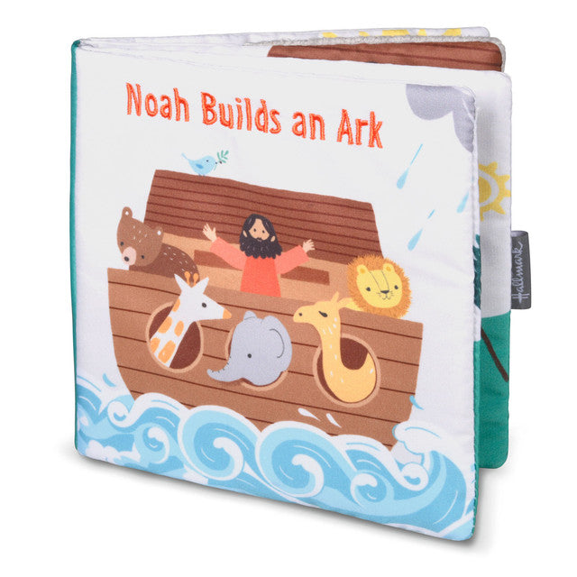 Hallmark Noah Builds an Ark Plush Cloth Baby Book – Steve's Hallmark