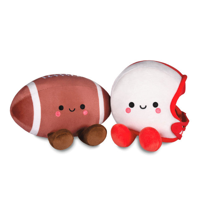 Hallmark Better Together Football and Helmet Magnetic Plush Pair, 5" H ...
