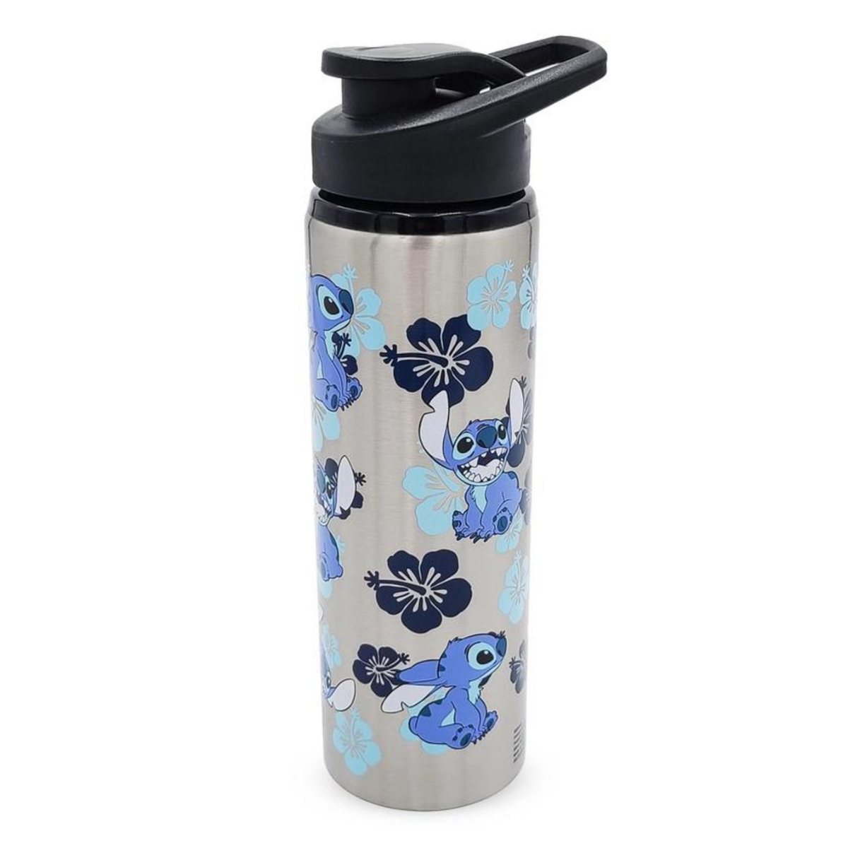 Lilo and Stitch 25 Oz. Stainless Steel Silver & Blue Water Bottle ...