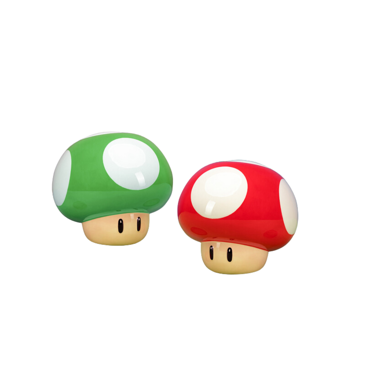 Super Mario Mushrooms Salt and Pepper Shakers – Steve's Hallmark