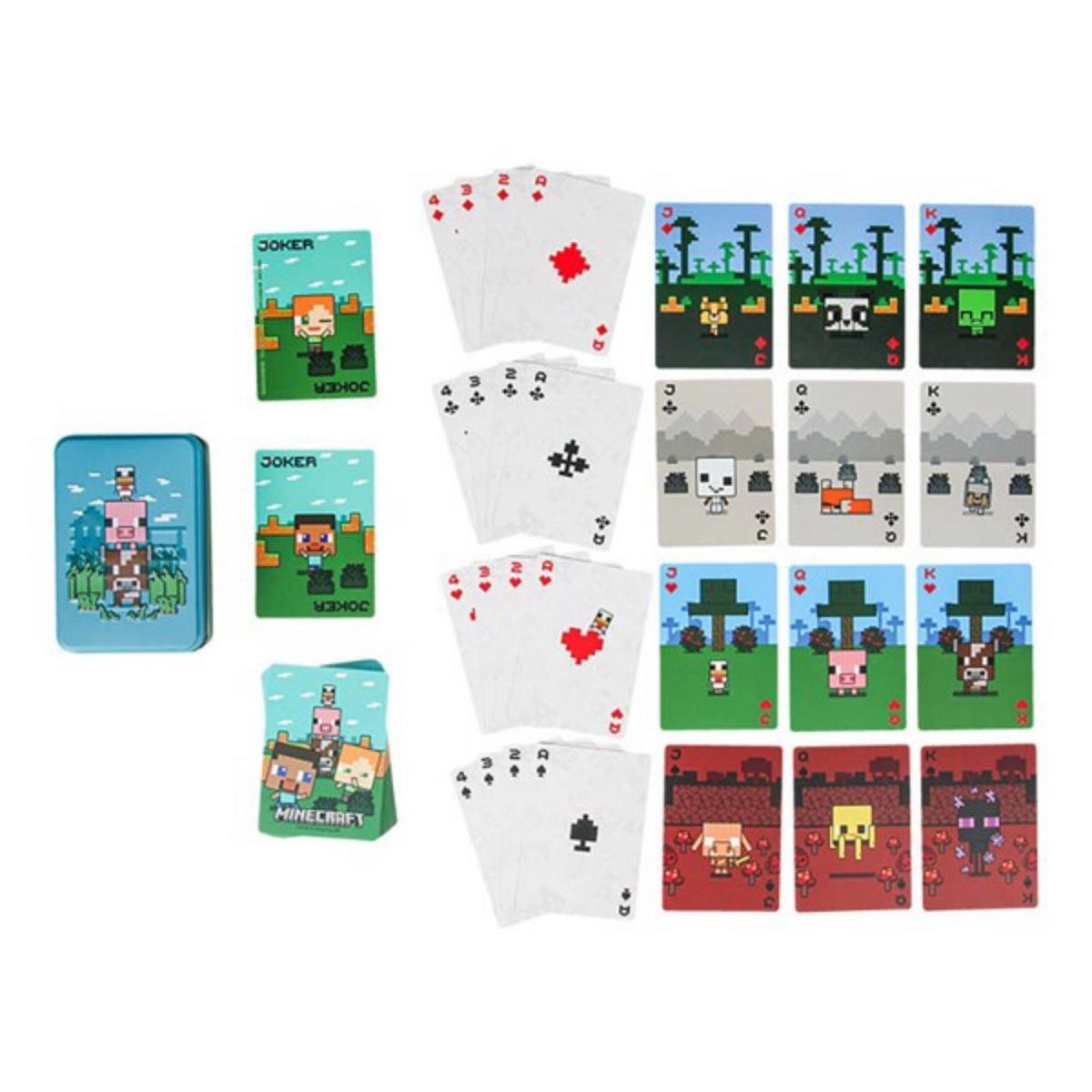 Minecraft Animals Playing Cards – Steve's Hallmark