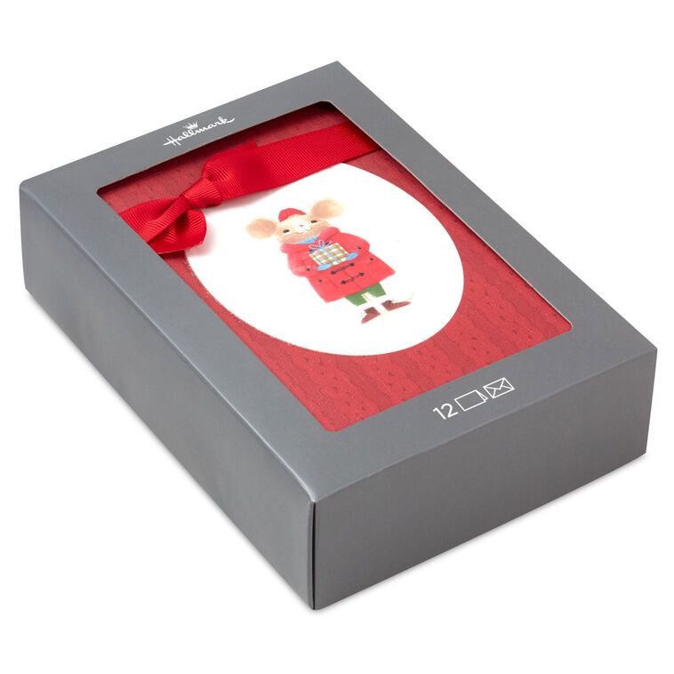 Hallmark Sweet Holiday Mouse Boxed Christmas Cards, Pack of 12 – Steve ...
