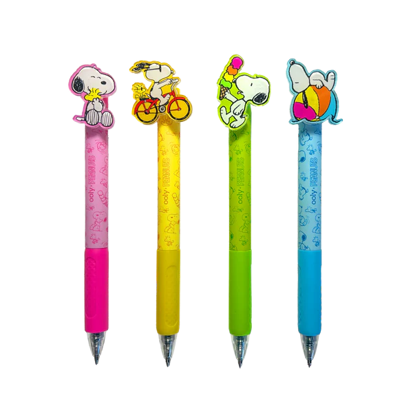 Peanuts Snoopy Black Ink Retractable Gel Pens Set of 4 – Steve's Hallmark