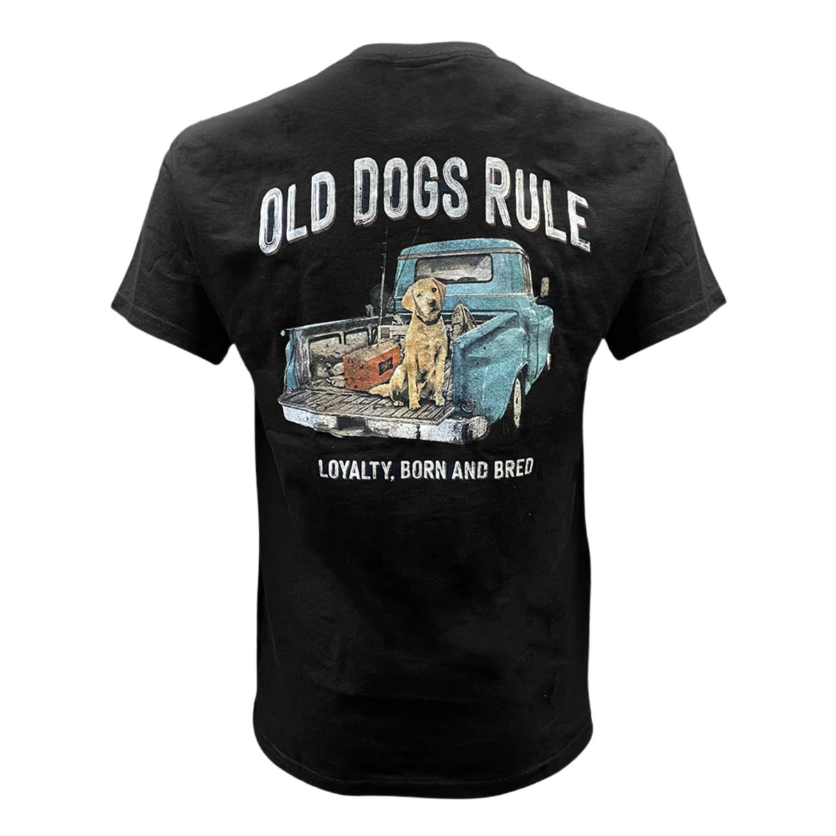 Old Dogs Rule Loyalty Born and Bred T-Shirt – Steve's Hallmark