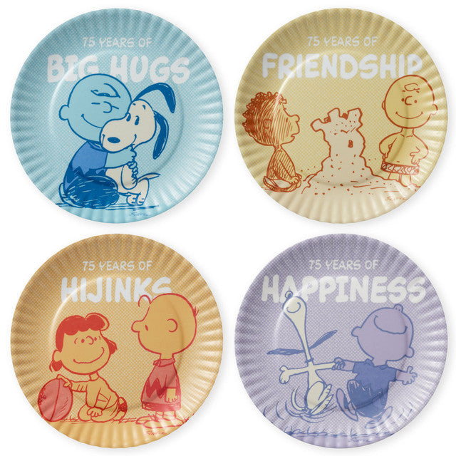 Hallmark Peanuts® 75th Anniversary Appetizer Plate Set – Steve's Hallmark