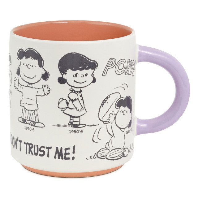 Hallmark Peanuts® 75th Anniversary Lucy Through the Decades Mug, 17.5 ...