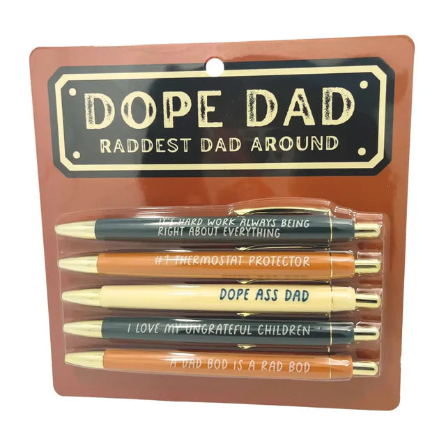 Set of 5 Dope Dad Pens – Steve's Hallmark