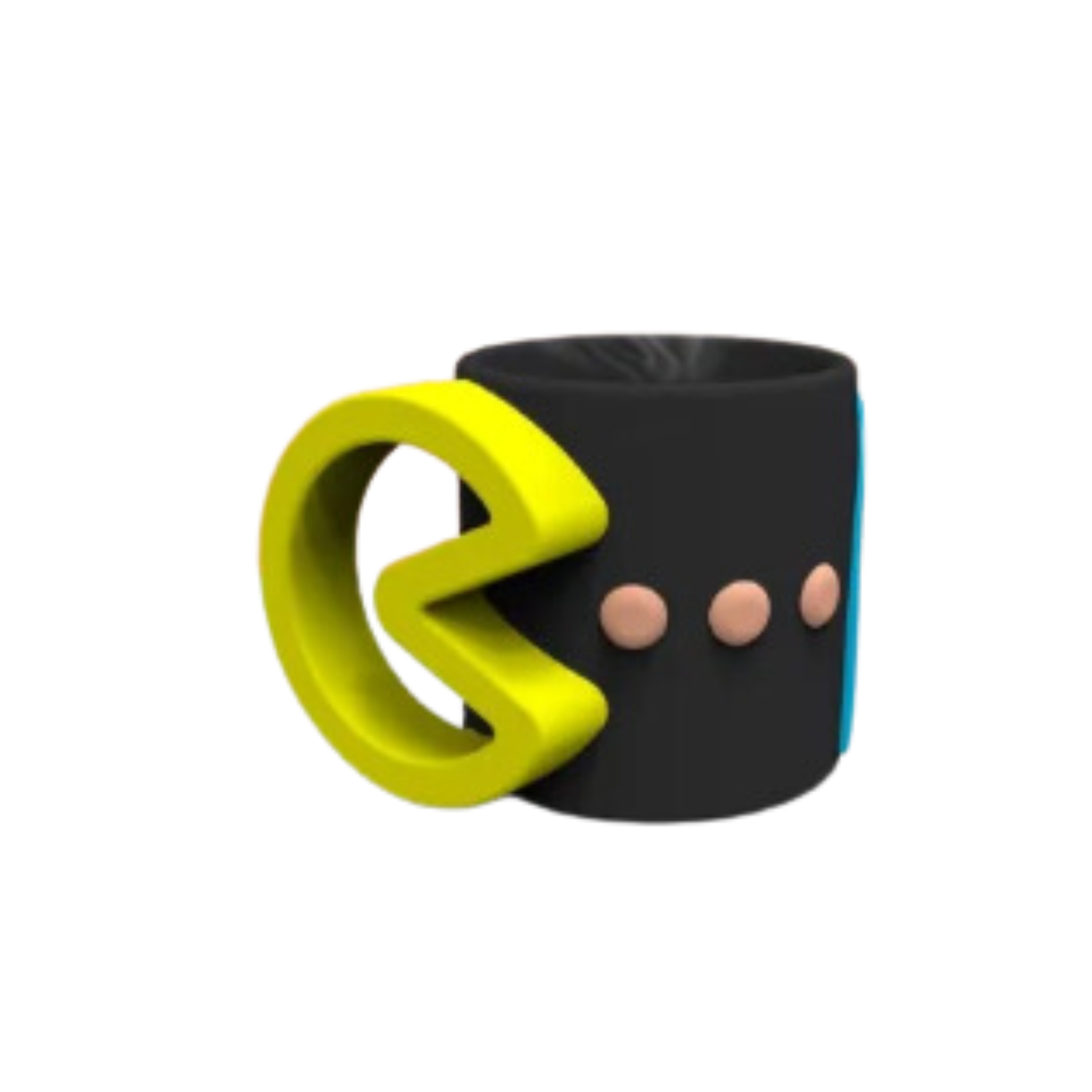 Pac Man Shaped Handle Mug – Steve's Hallmark