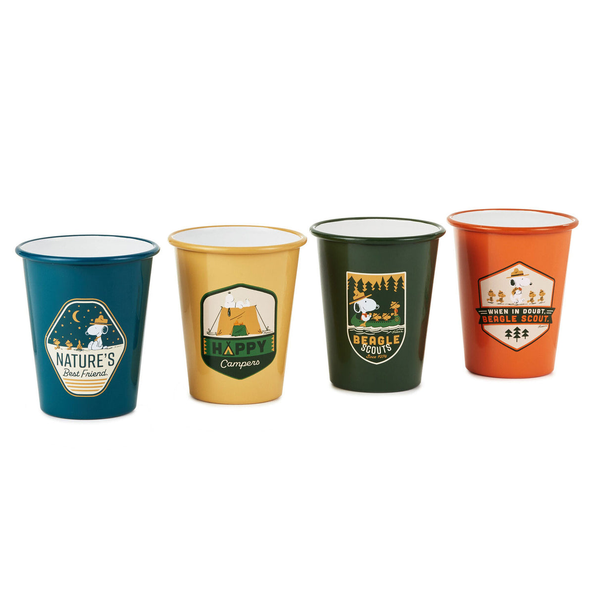 Peanuts® Beagle Scouts Drinking Cups, Set of 4 – Steve's Hallmark