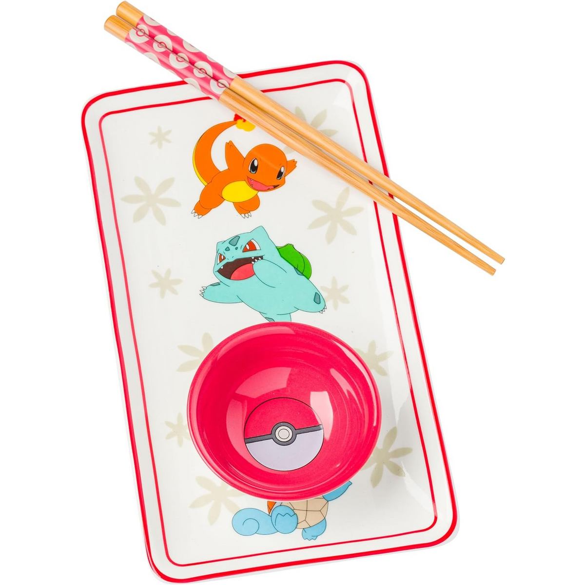 Pokemon Original Starters Charmander, Squirtle, Bulbasaur, and Pikachu ...