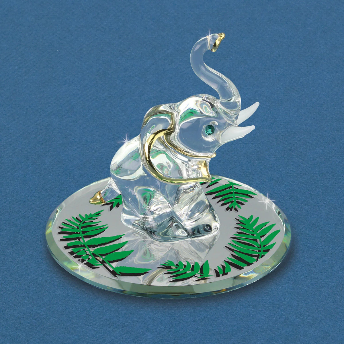 Glass Baron Elephant In The Wild Figurine – Steve's Hallmark