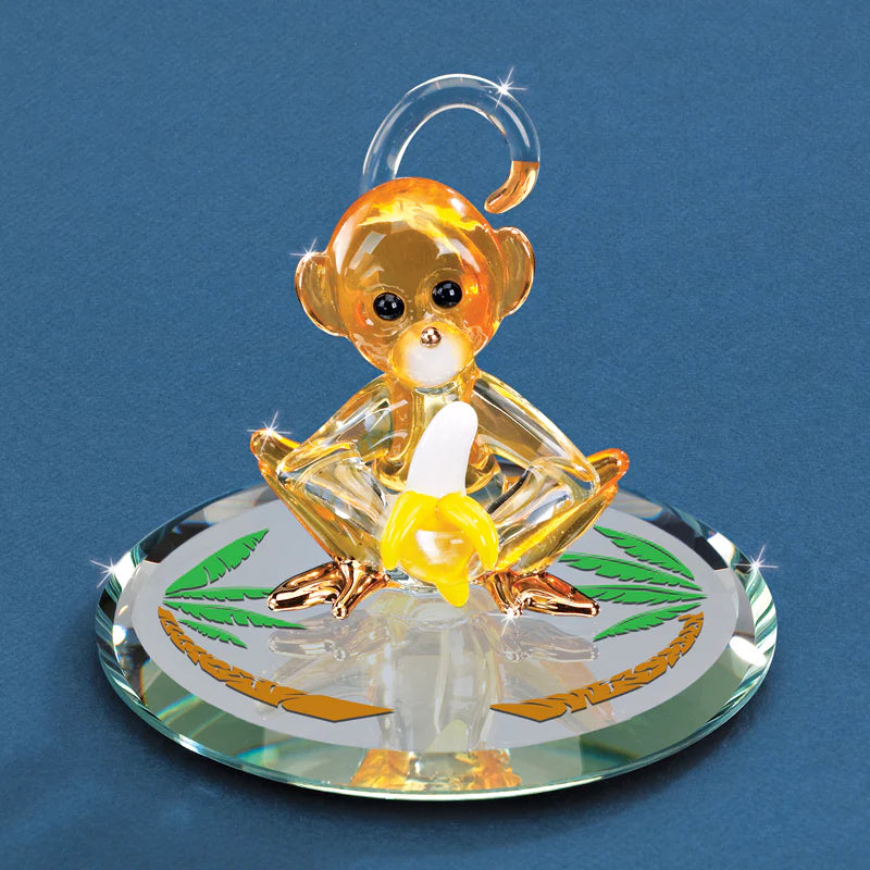 Glass Baron Banana Monkey – Steve's Hallmark
