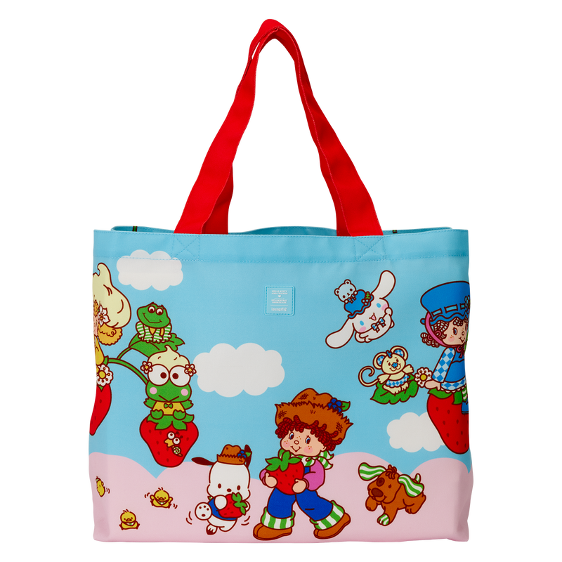 Sanrio Hello Kitty & Friends x Strawberry Shortcake Canvas Tote Bag ...