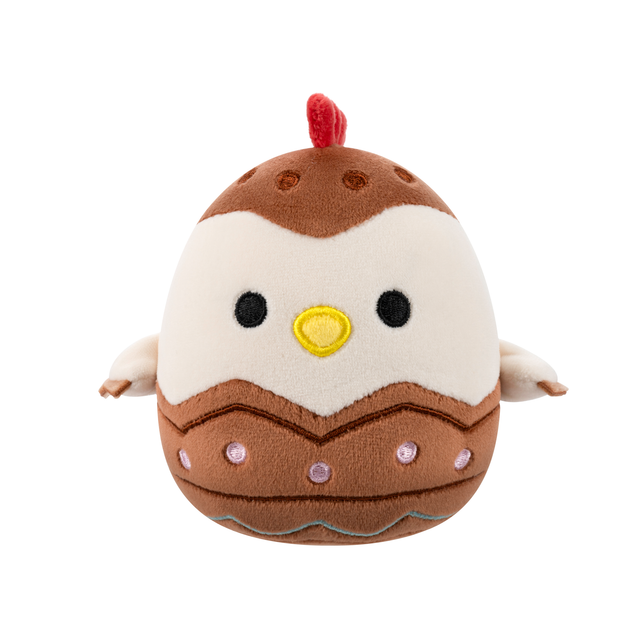 Easter Squishmallow Todd the Beige Rooster in Chocolate Egg 5" Stuffed ...
