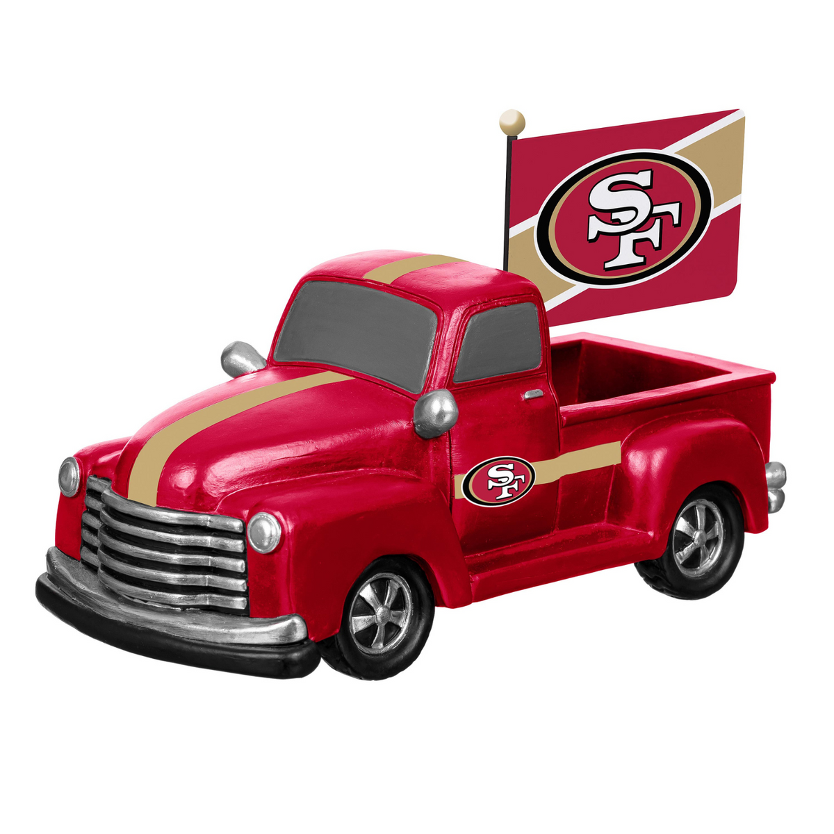 San Francisco 49ers Rally Truck Figurine Garden Statue – Steve's Hallmark