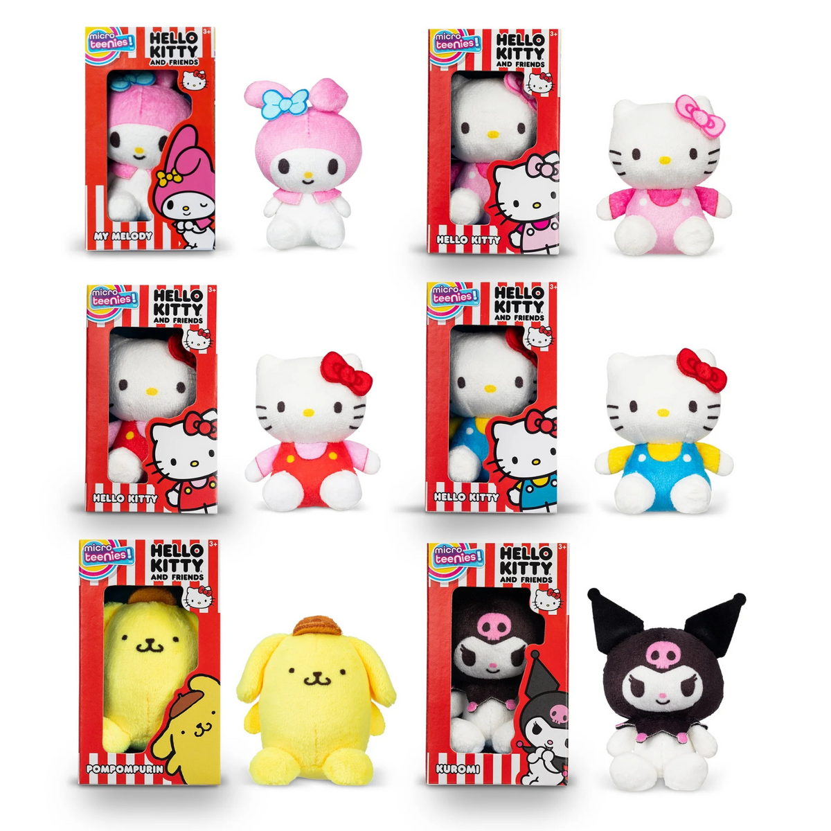 Sanrio Hello Kitty & Friends Micro Teenies Plush – Steve's Hallmark