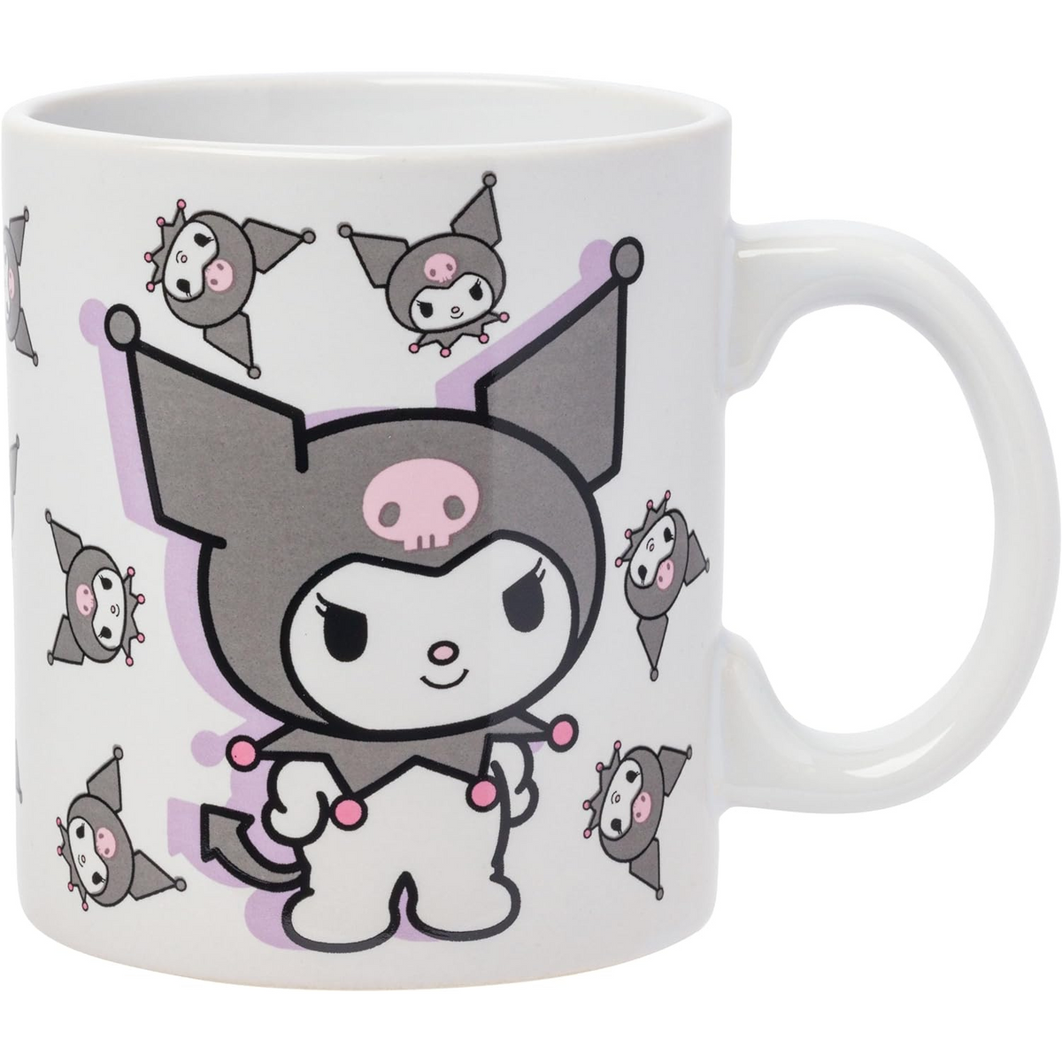 Sanrio Kuromi Naughty Poses 20 oz White Ceramic Mug – Steve's Hallmark